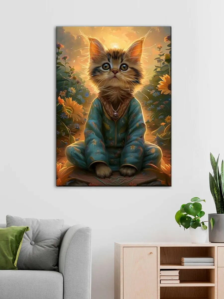 Картина на стену "Коты", 50х70 см