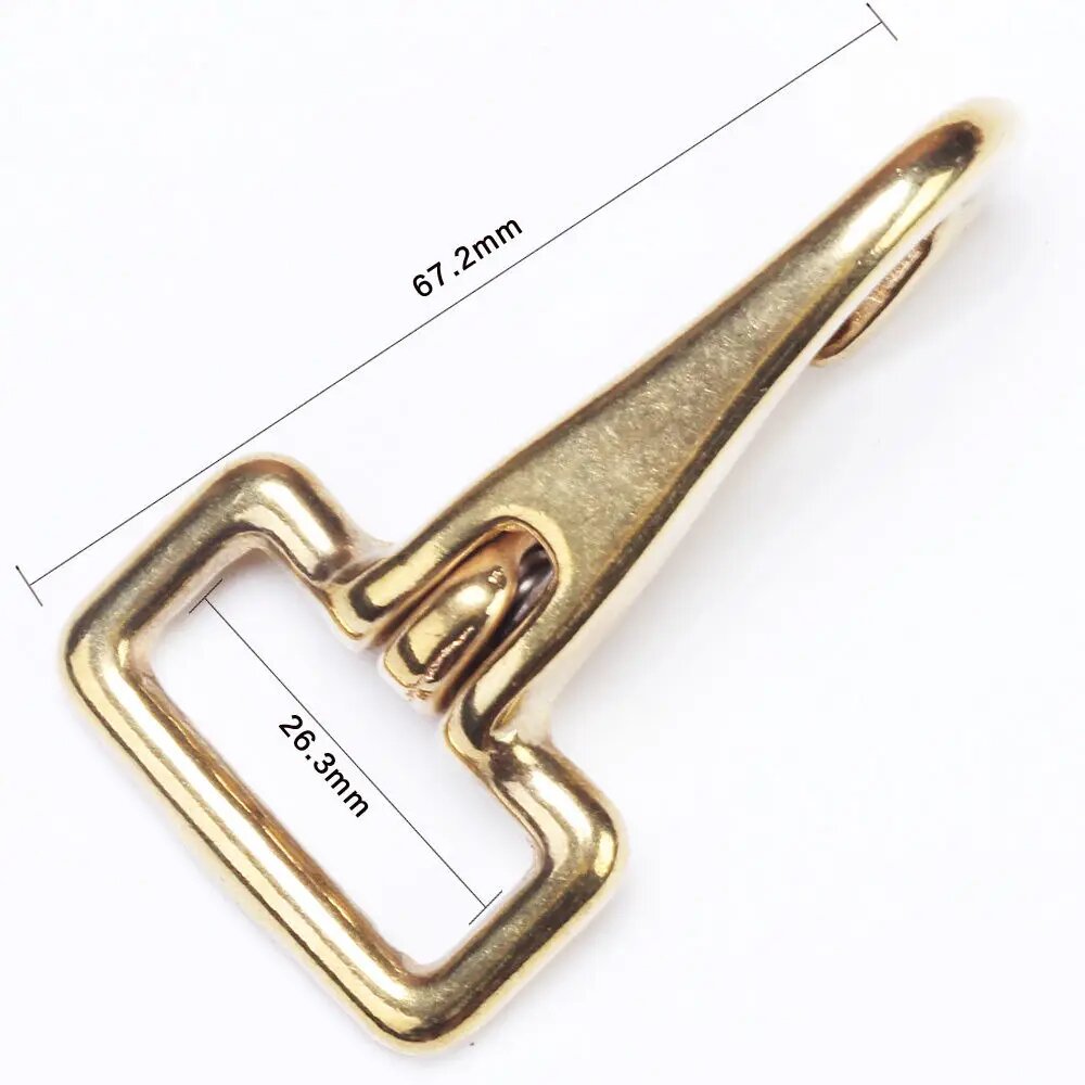 WUTA Квадратный металлический крюк с ушком 1pcs, L