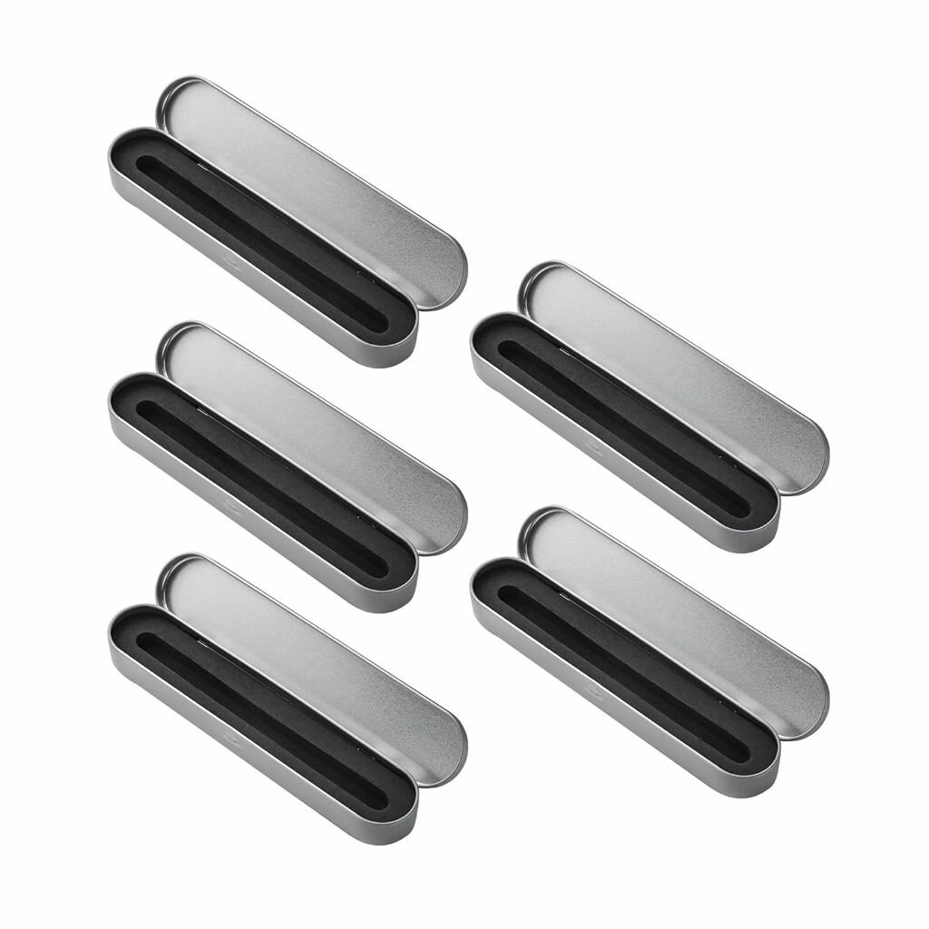 Жестяная коробка для канцелярских принадлежностей, металлический контейнер, футляр перьевой ручки, пустая банка, акварельный карандаш