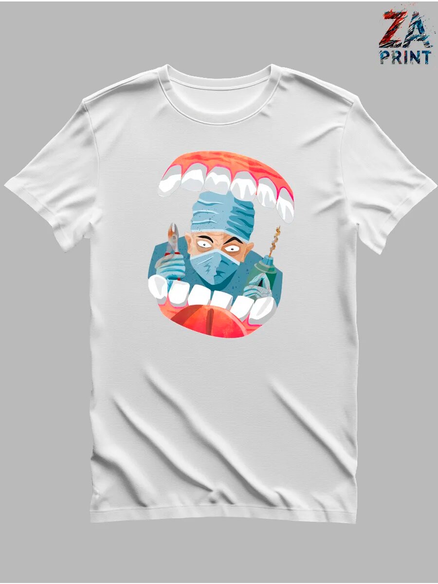Футболка дантист зубной стоматолог