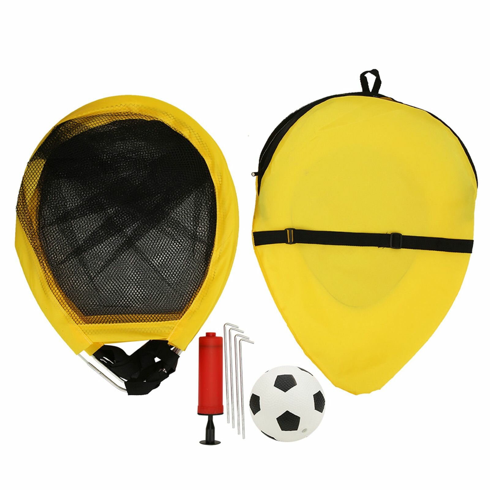 Складной футбольный ворота из металла и ткани 68 см для детей. Легкий и компактный