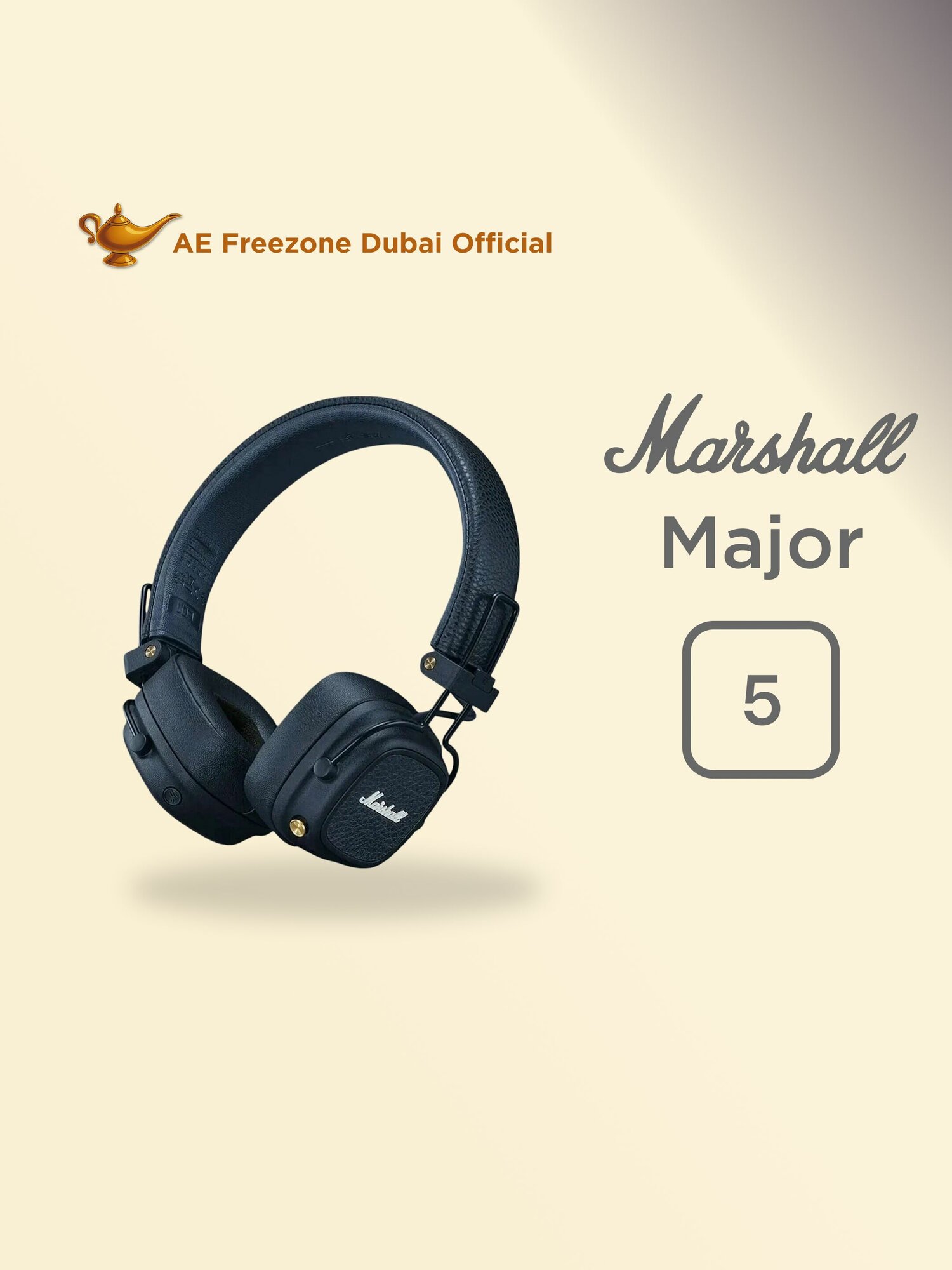 Беспроводные наушники Marshall Major V, цвет полуночный синий