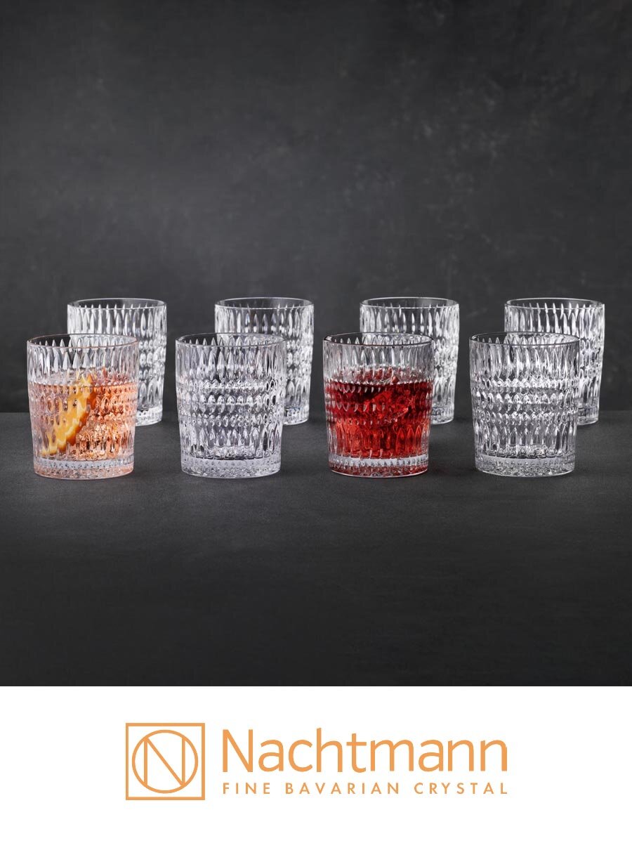 Набор стаканов Nachtmann Ethno 8 шт, 304 мл, хрустальное стекло