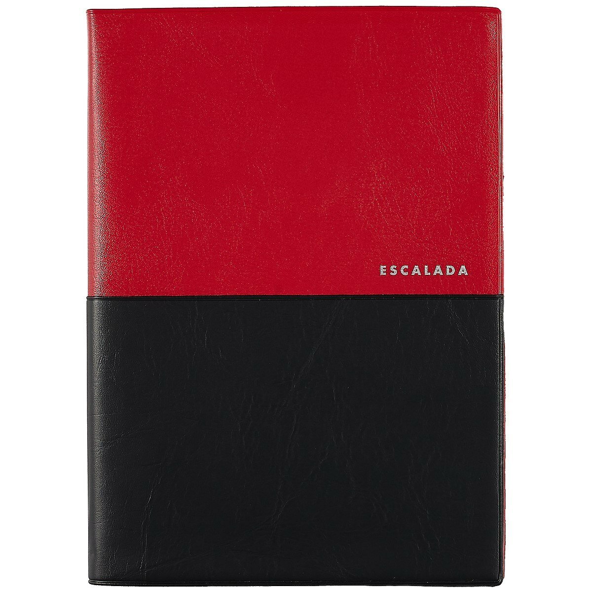 Ежедневник недатированный "ПВХ", А5+, 120 листов, красный с черным