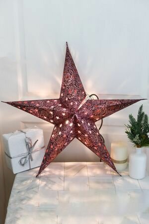 Подвесная звезда равенна, бумага, 60 см, Boltze 1016937