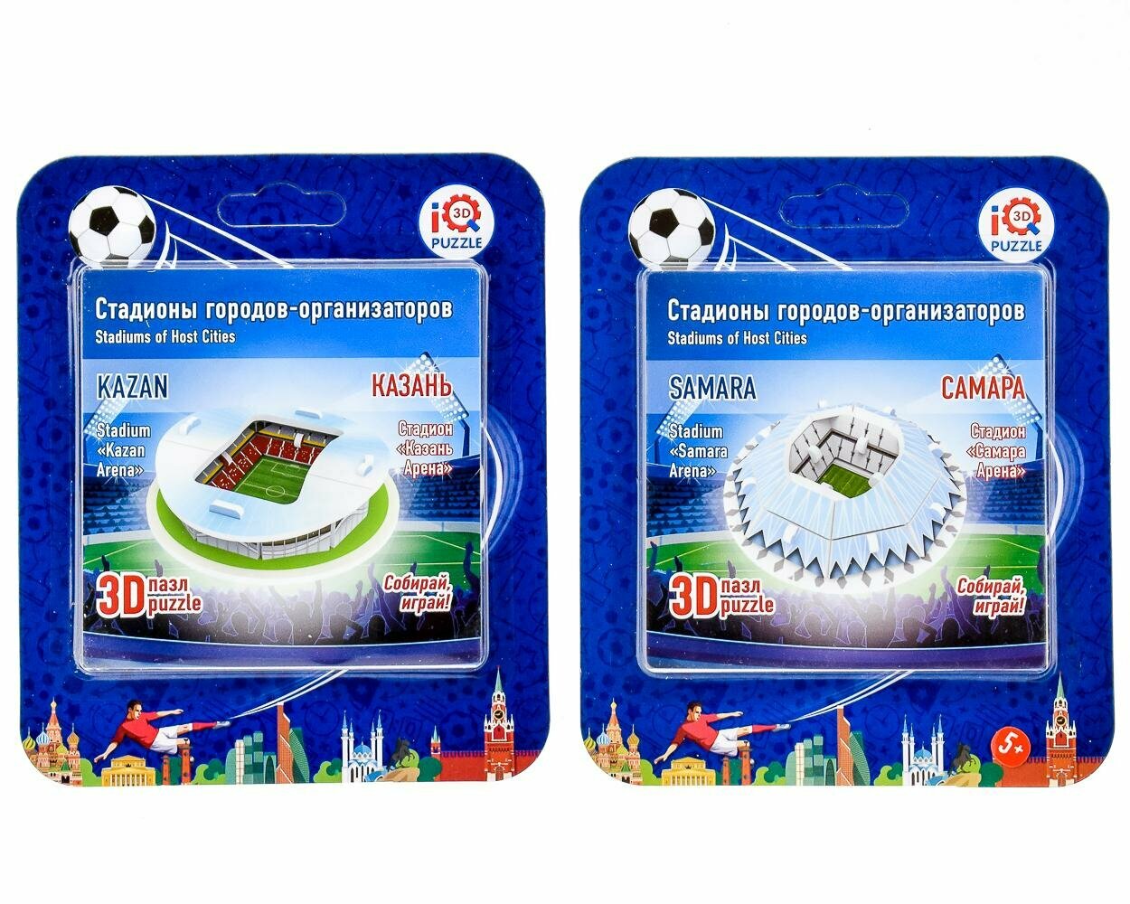 3D-пазл стадион "Фишт"/"Волгоград Арена", картон, для детей от 5 лет — фото 1