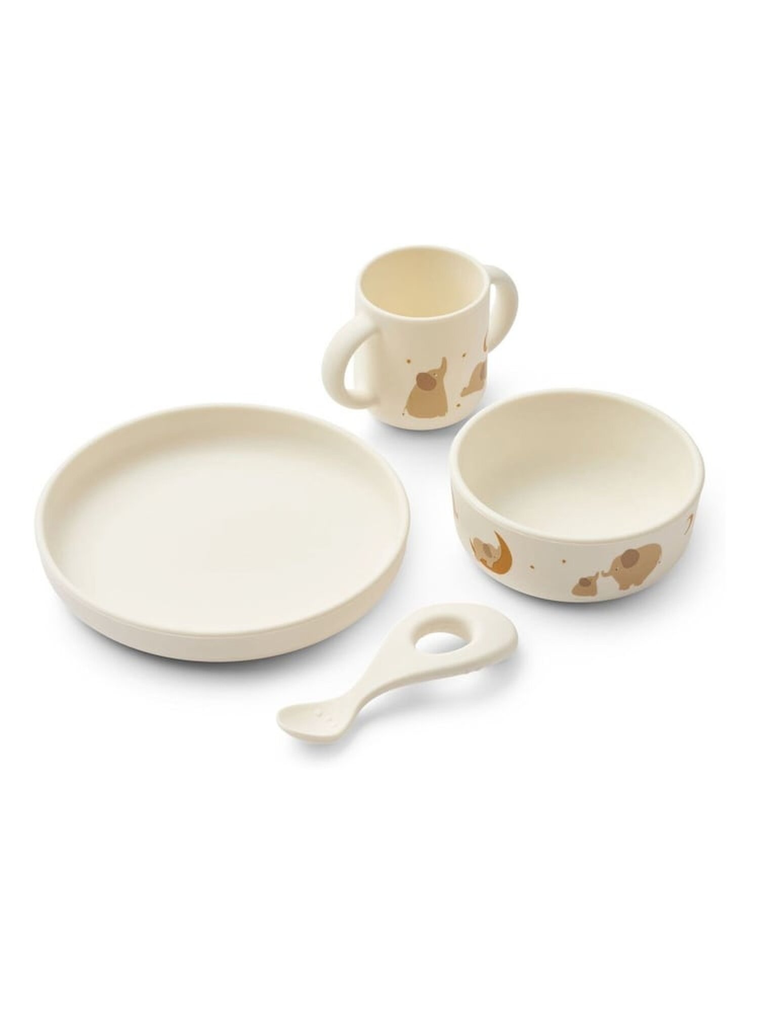 Набор детской посуды LIEWOOD VIVI SET из 4 предметов, цвет кремовый