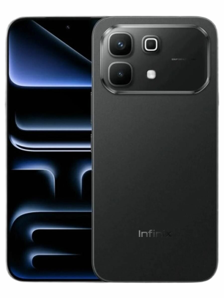 Смартфон Infinix Note 60 8/256Gb Black, черный, двойная камера, 8ГБ, 256ГБ