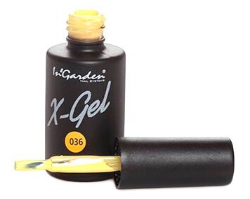 In'Garden Гель-лак X-Gel, 8 мл, 50 г, №36 теплый желтый с нотками янтаря