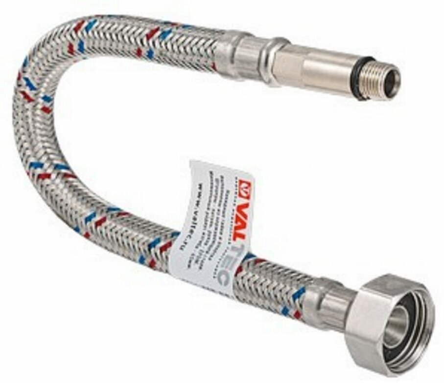 VALTEC г/п для воды М10х35 - G1/2 120см Гайка-Н. сталь/ниппель-Н. сталь VTf.004. IS.0435120