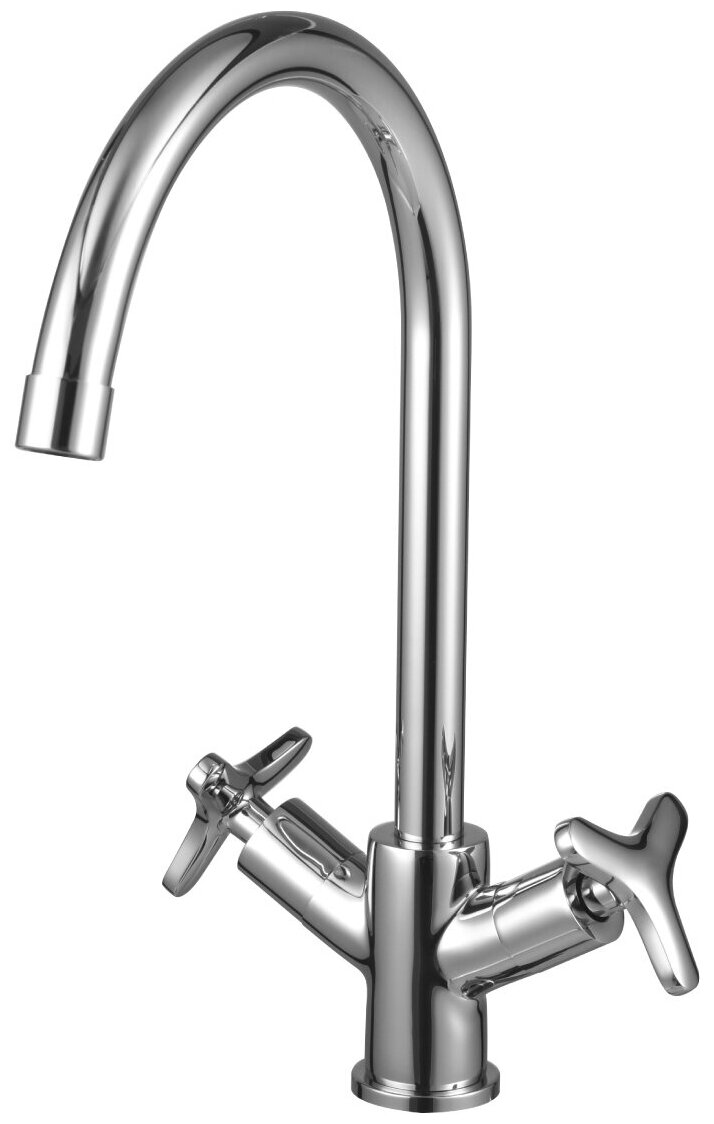 Смеситель кухня с высоким поворотным изливом, хром LM1905C plus SPIRIT