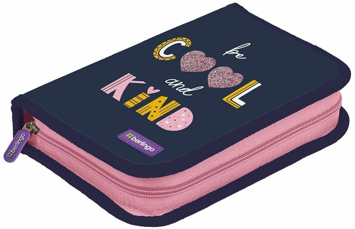 Пенал-книжка без наполнения Be cool 140х200х40мм Berlingo
