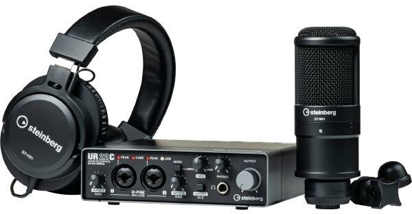 Комплект для домашней студии с микрофоном Steinberg UR22C Recording Pack