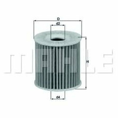 Фильтр масляный Knecht/Mahle OX346D