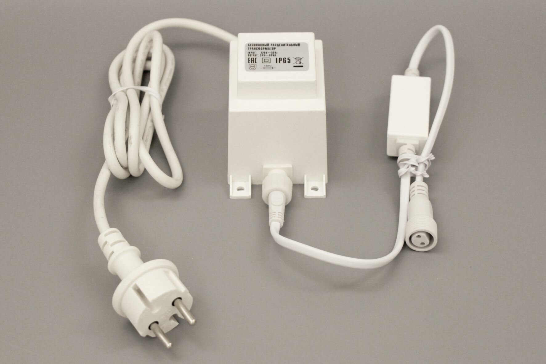 Трансформатор TEAMPROF 220/24 В 60 Вт, белый TPF-220AC/DC24-60W-W