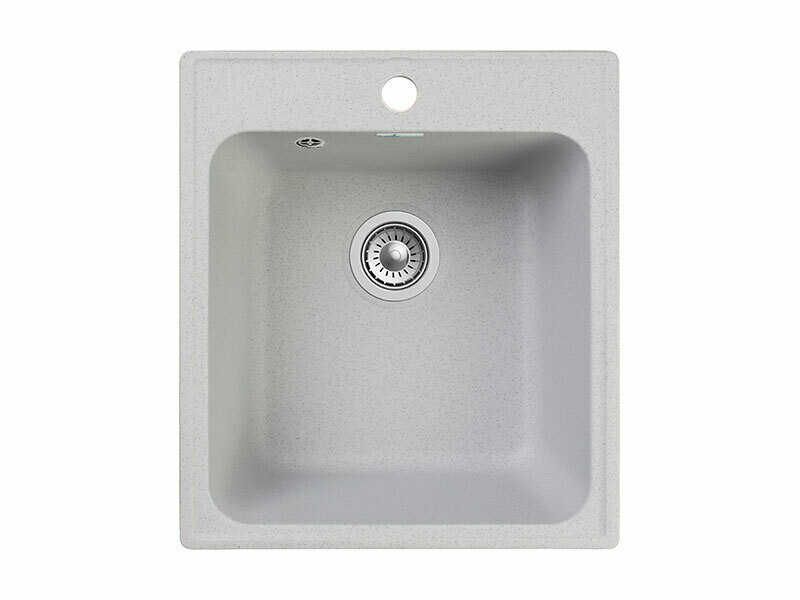Мойка для кухни GranFest QUARZ 1-чаша 418*477 (серый)