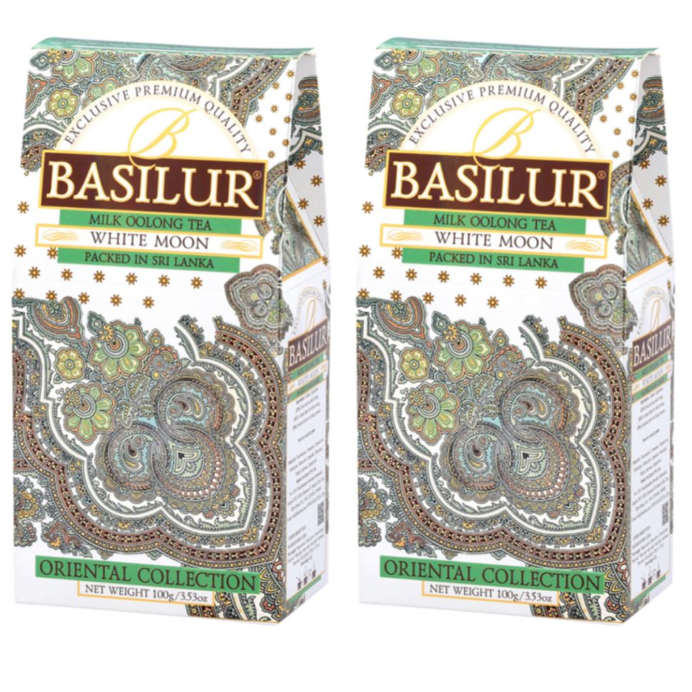 Чай зеленый Базилур Белая луна 100 грамм 2 штуки
