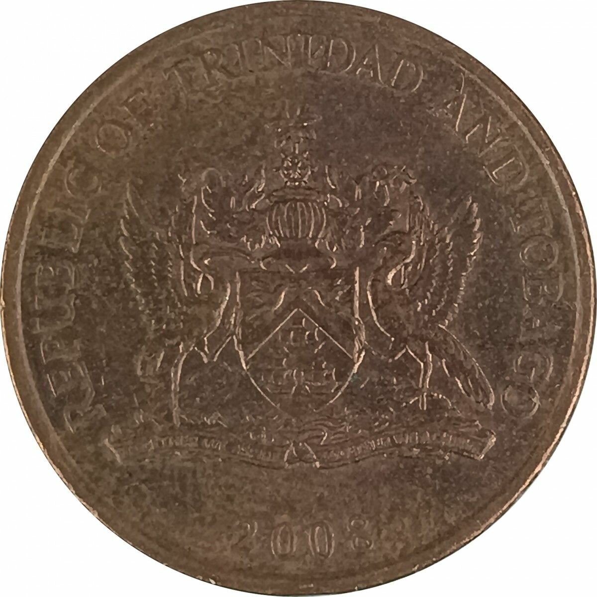 5 центов 2008 Тринидад и Тобаго из оборота
