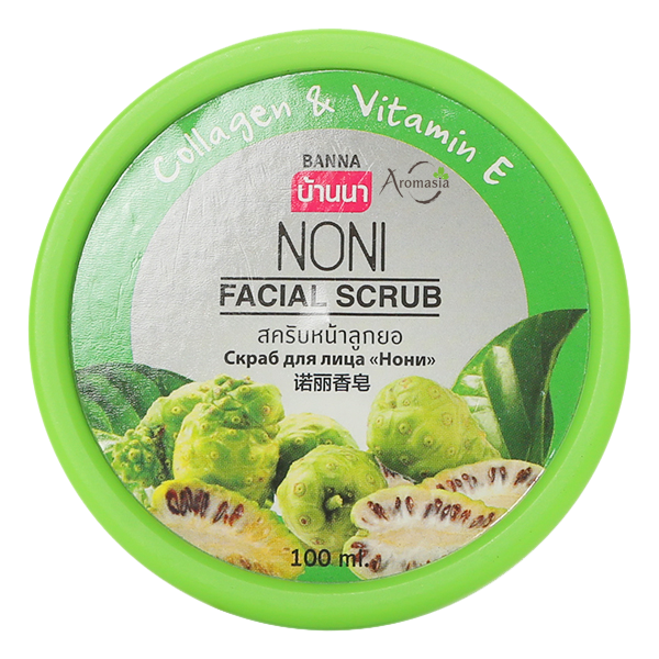 Крем-скраб умывалка для лица Banna "Нони" с коллагеном и витамином E 100 мл.