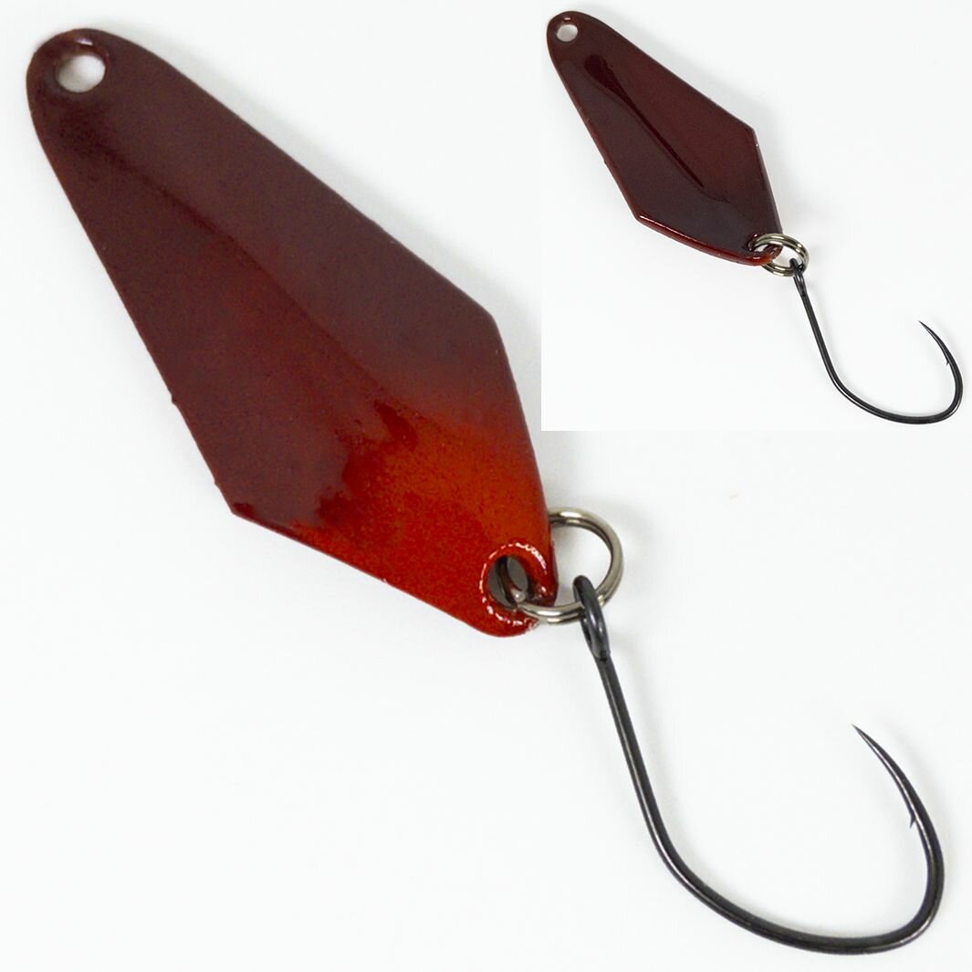 Блесна колебалка Зябликов Ромбик 3.2cм. 3.5гр fluo