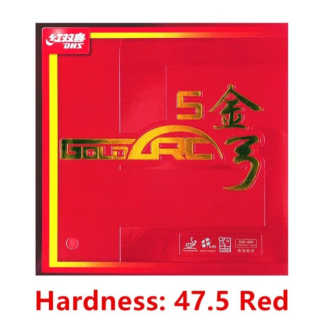 Набалдашник для настольного тенниса DHS GoldArc 5 Red, 47.5