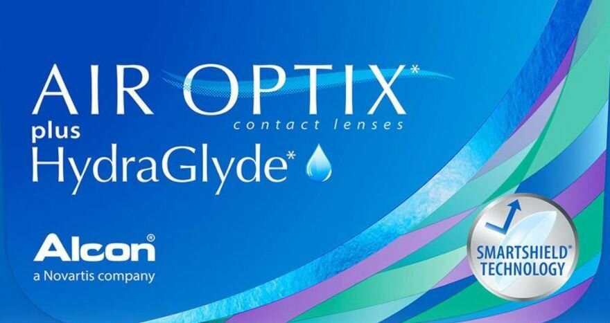 Alcon контактные линзы Air Optix plus HydraGlyde, 3 шт. 8.6 -3.75