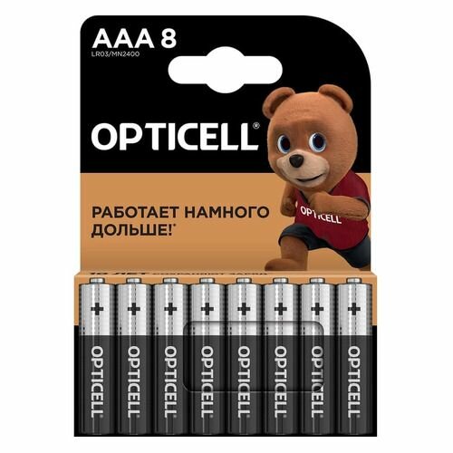 AAA Батарейка OPTICELL Basic LR03, 8 шт.