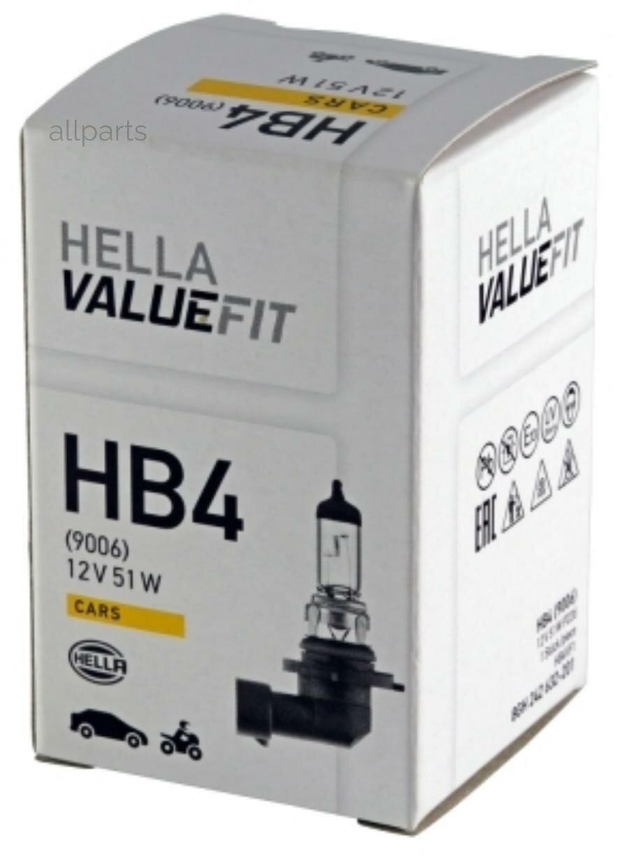 BEHR-HELLA 8GH242632-201 Лампа VALUEFIT HB4