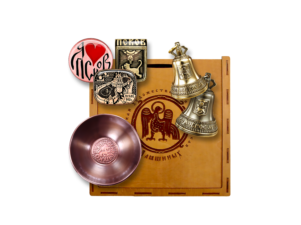 Большой сувенирный набор № 2. Псков