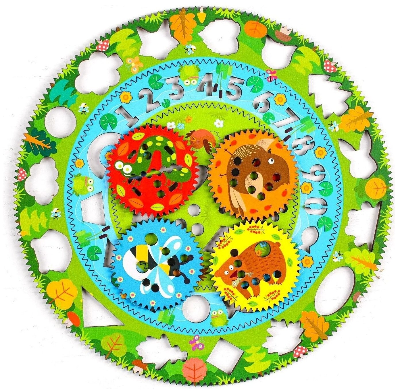 Набор для рисования Woodlandtoys "Спирограф. Лес", цена за штуку, 308856