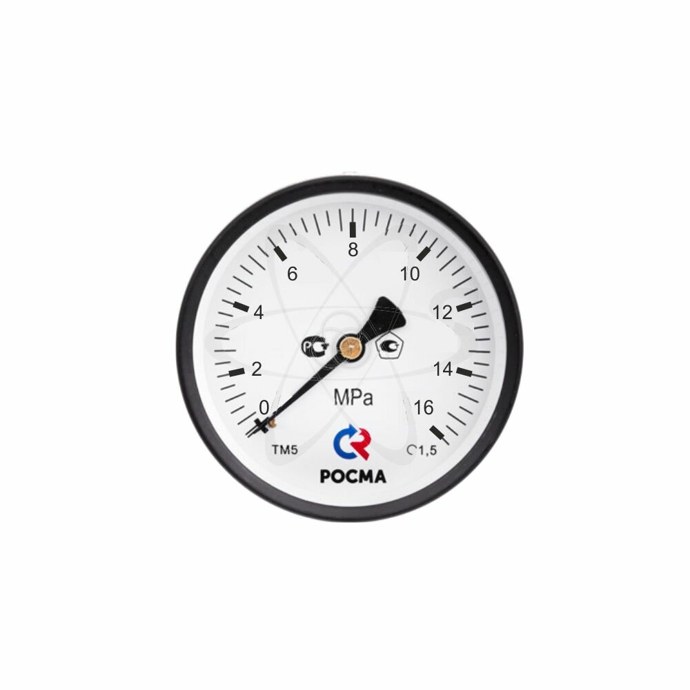 Манометр ТМ-310Т.00 (0.16 МPа) осевой М12х1,5 кл2.5 - росма