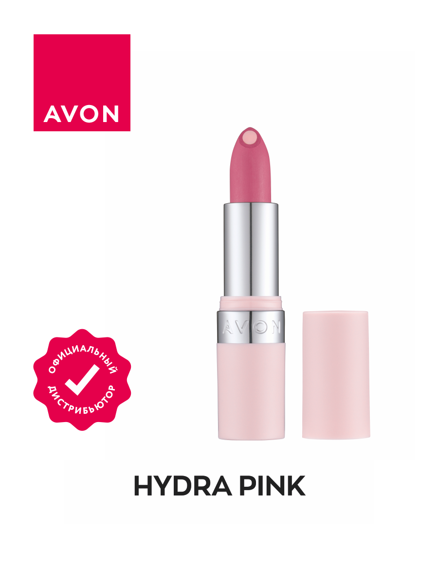 Матовая помада с гиалуроновой кислотой Avon СуперУвлажнение тон Клубника со сливками