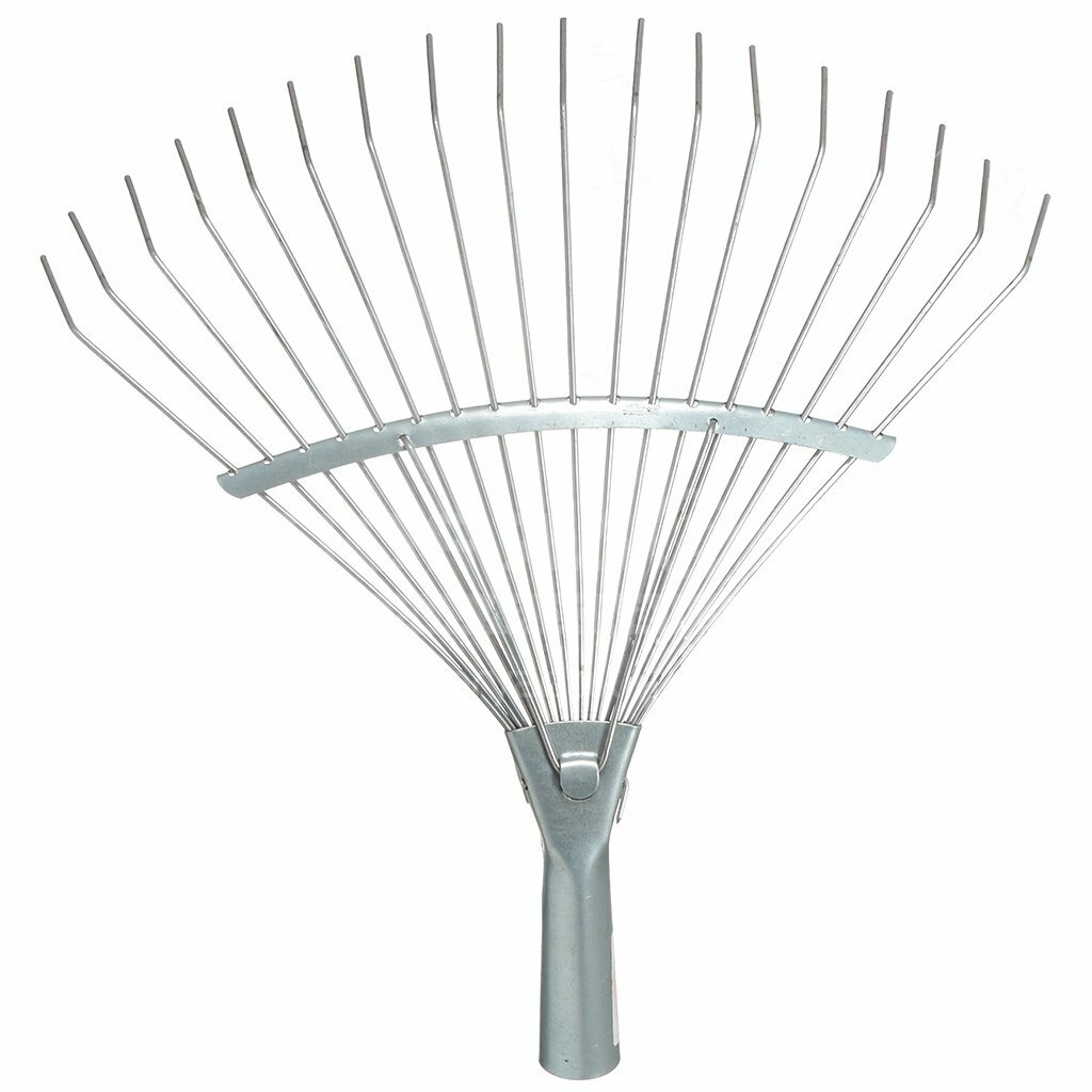 2 x Грабли веерные проволочные оцинкованные С662 (Комплект из 2 штук)
