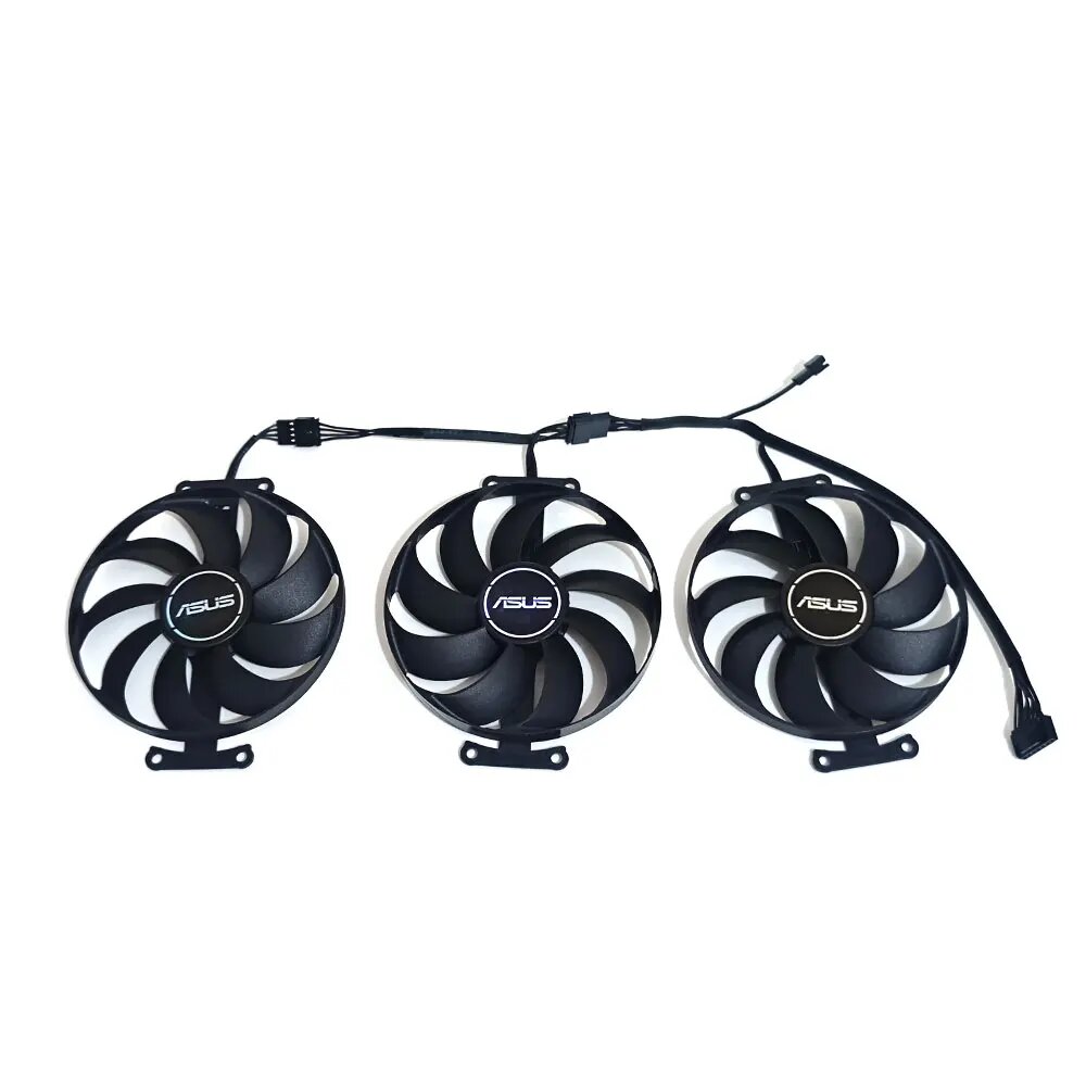 LS Охлаждающий вентилятор видеокарты для ASUS RTX 3060TI, RTX 3070, RTX 3080 MEGALODON FAN-D
