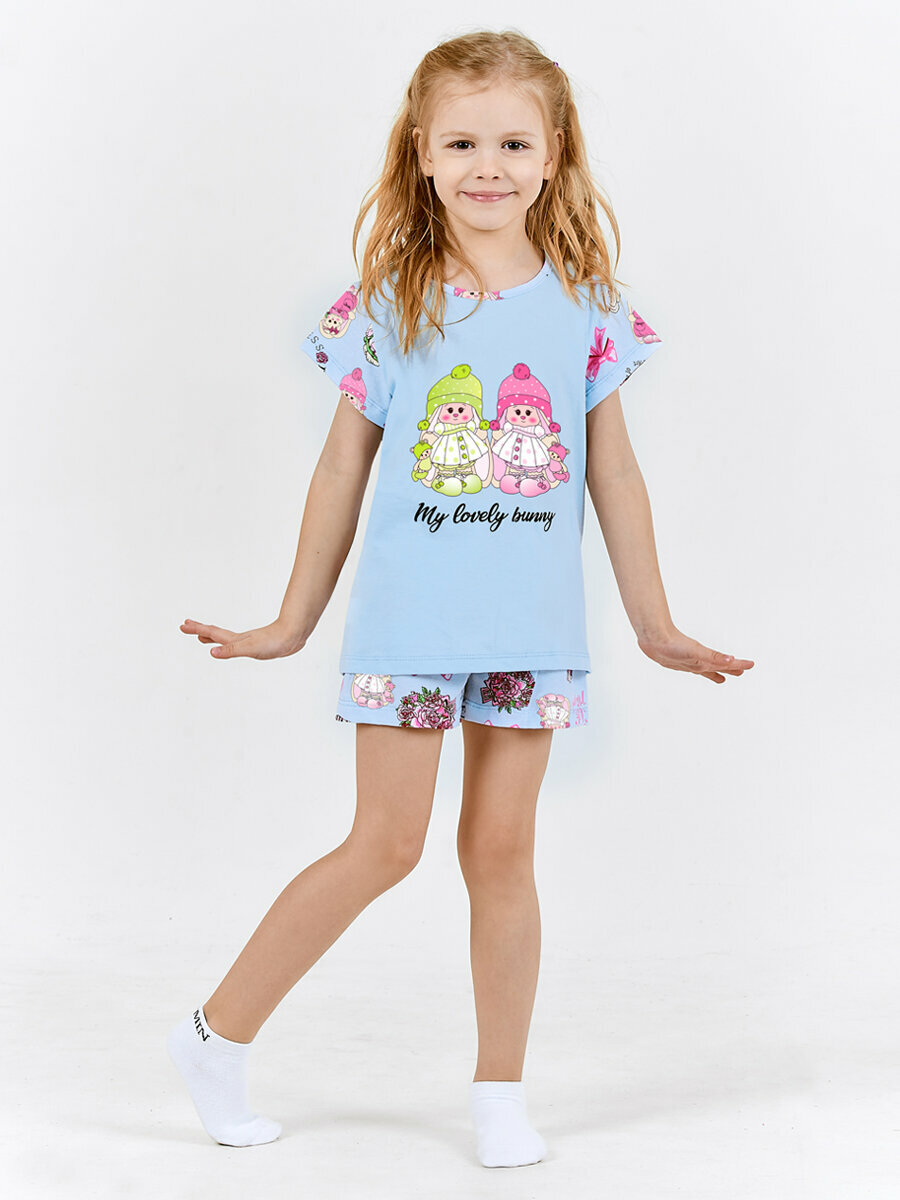 Пижама детская с шортами хлопок
