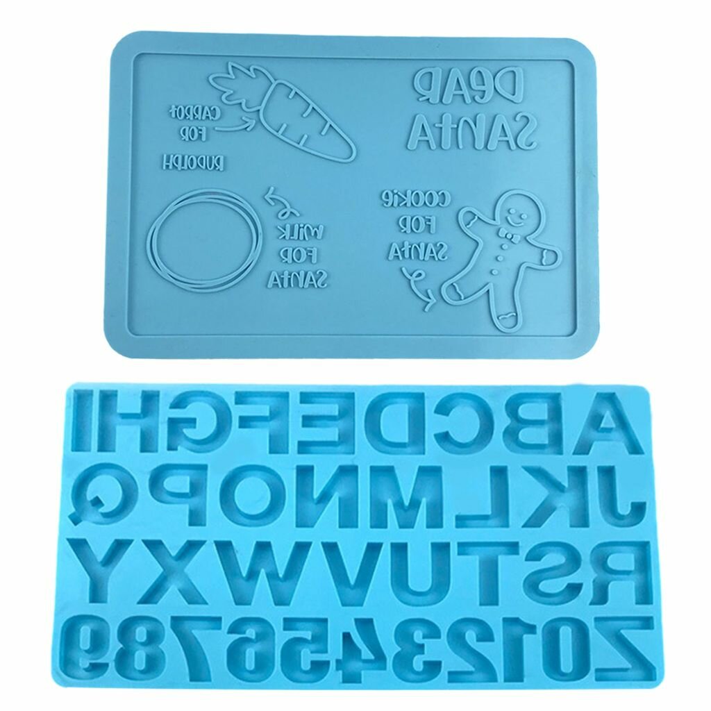 Рождественский поднос письмо капля плесень 6062+4001