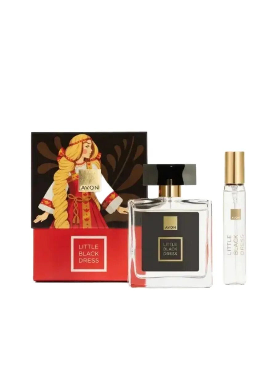 Набор парфюмерный Little Black Dress 50мл + 10мл Эйвон Дресс
