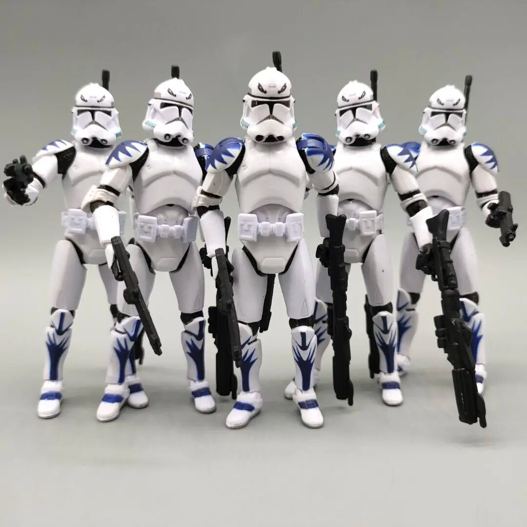 Набор фигурок Звездные войны Клоны 3.75", Hot Toys, 5 шт