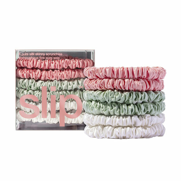 Набор узких резинок для волос из 100% шелка Slip Silk BELLEROSE