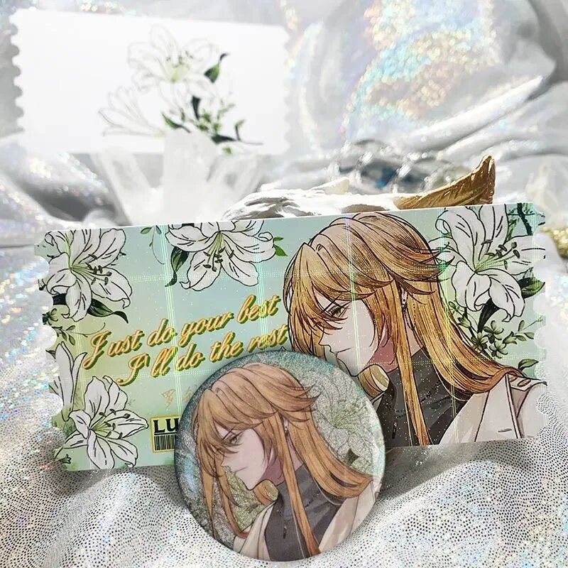 Honkai: Star Rail брелок Ахерон Черный Лебедь, Цвет: Luocha-2Pcs