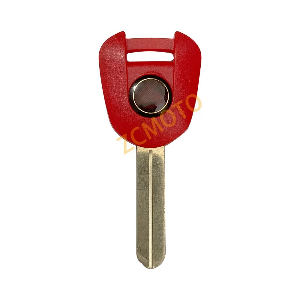 Ключ для мотоцикла, необработанный ключ, пустой ключ, подходит для Honda CB650F Красный, Красный