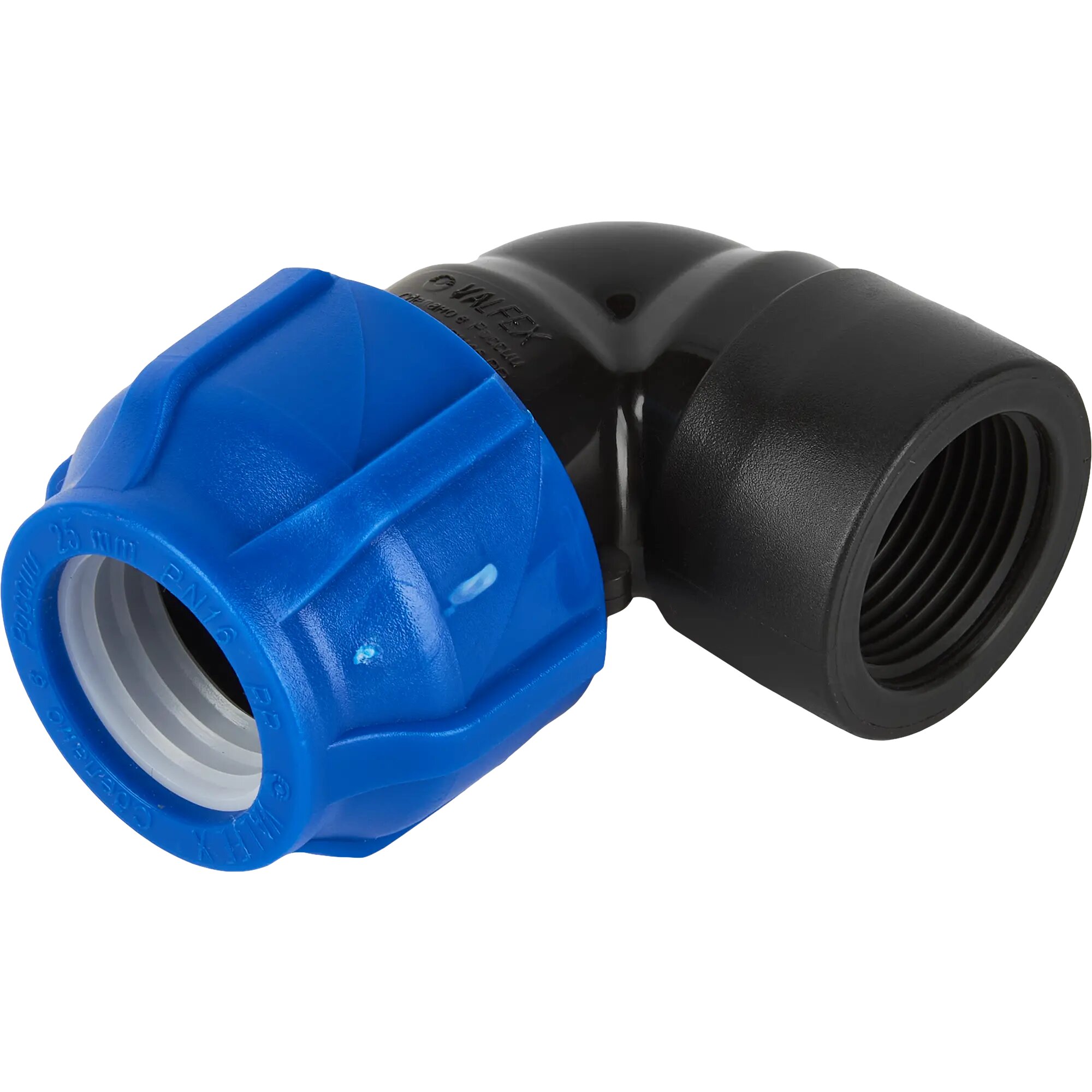 Valfex Отвод 90° полипропилен ВР соединение 3/4x25 мм для водоснабжения трубопровода