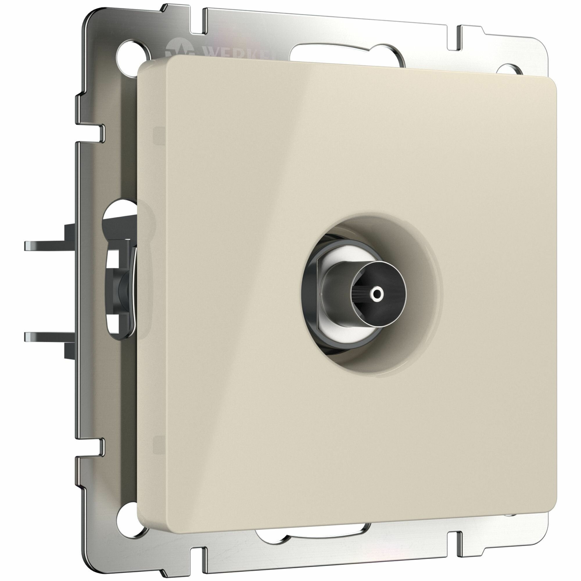 Werkel Слоновая кость WL03-TV-ivory / W1183003 ТВ розетка оконечная