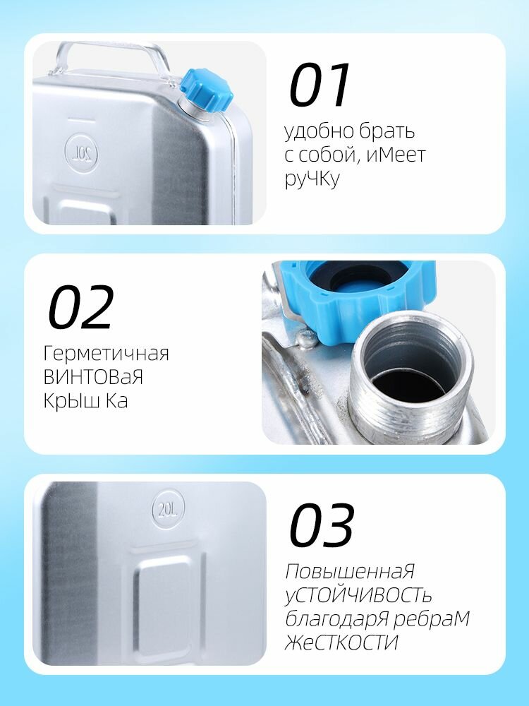 Канистра для ГСМ，20L — фото 1