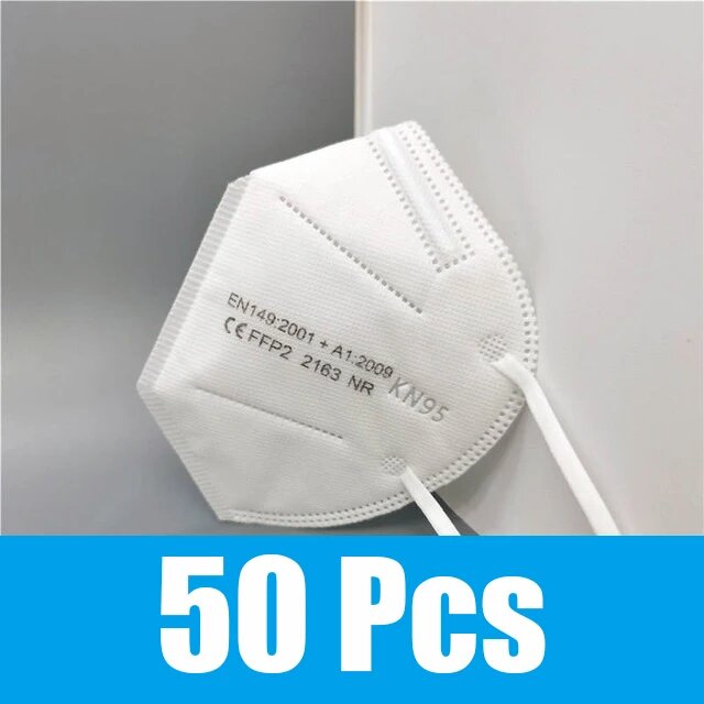 10-100 шт. KN95 маска для лица 5-слойный фильтр пылевой порт PM2.5 mascarillas FFP2 Нетканая защитная маска для здоровья N95 быстрая доставка