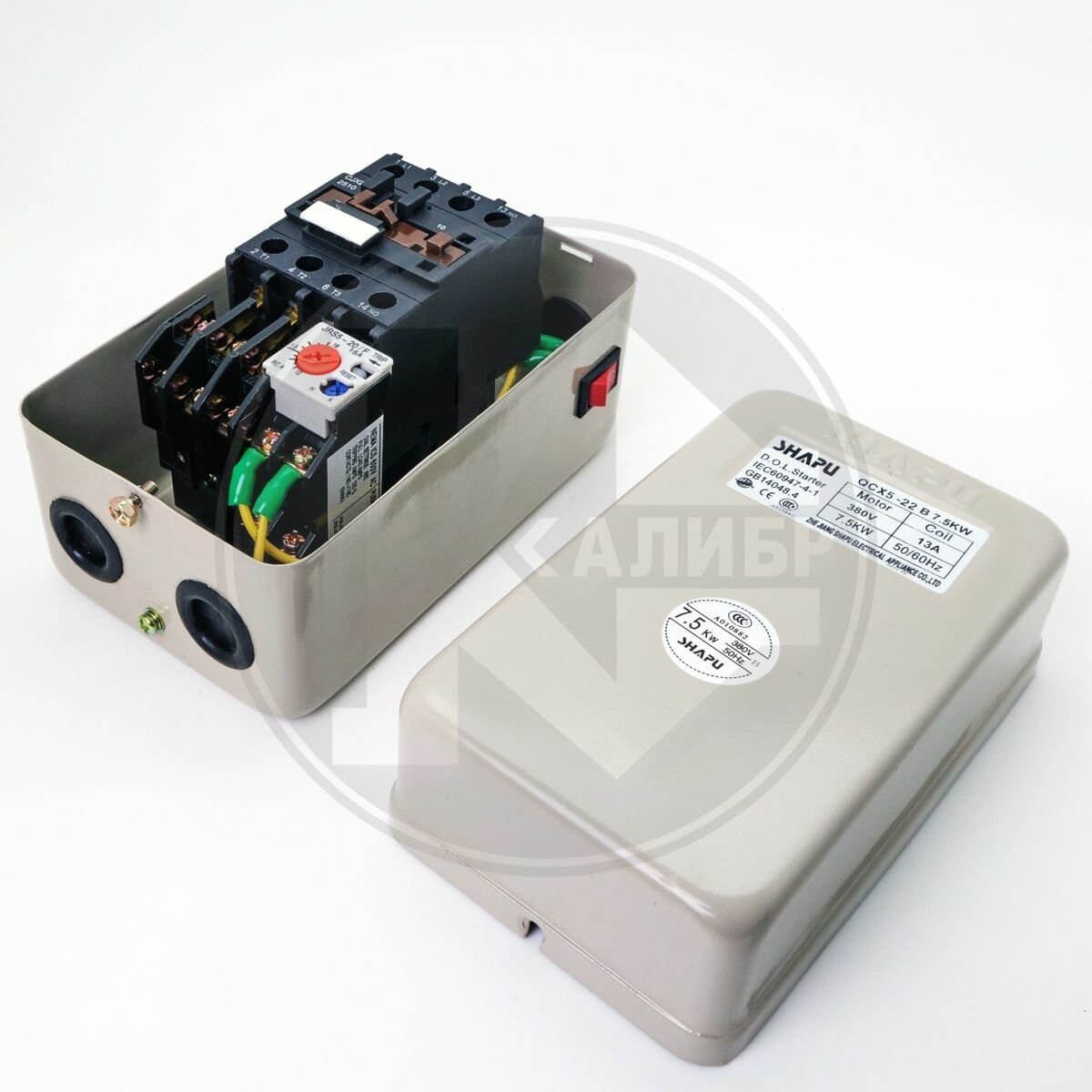 Пускатель магнитный 3*380В, 7,5 кВт для компрессора