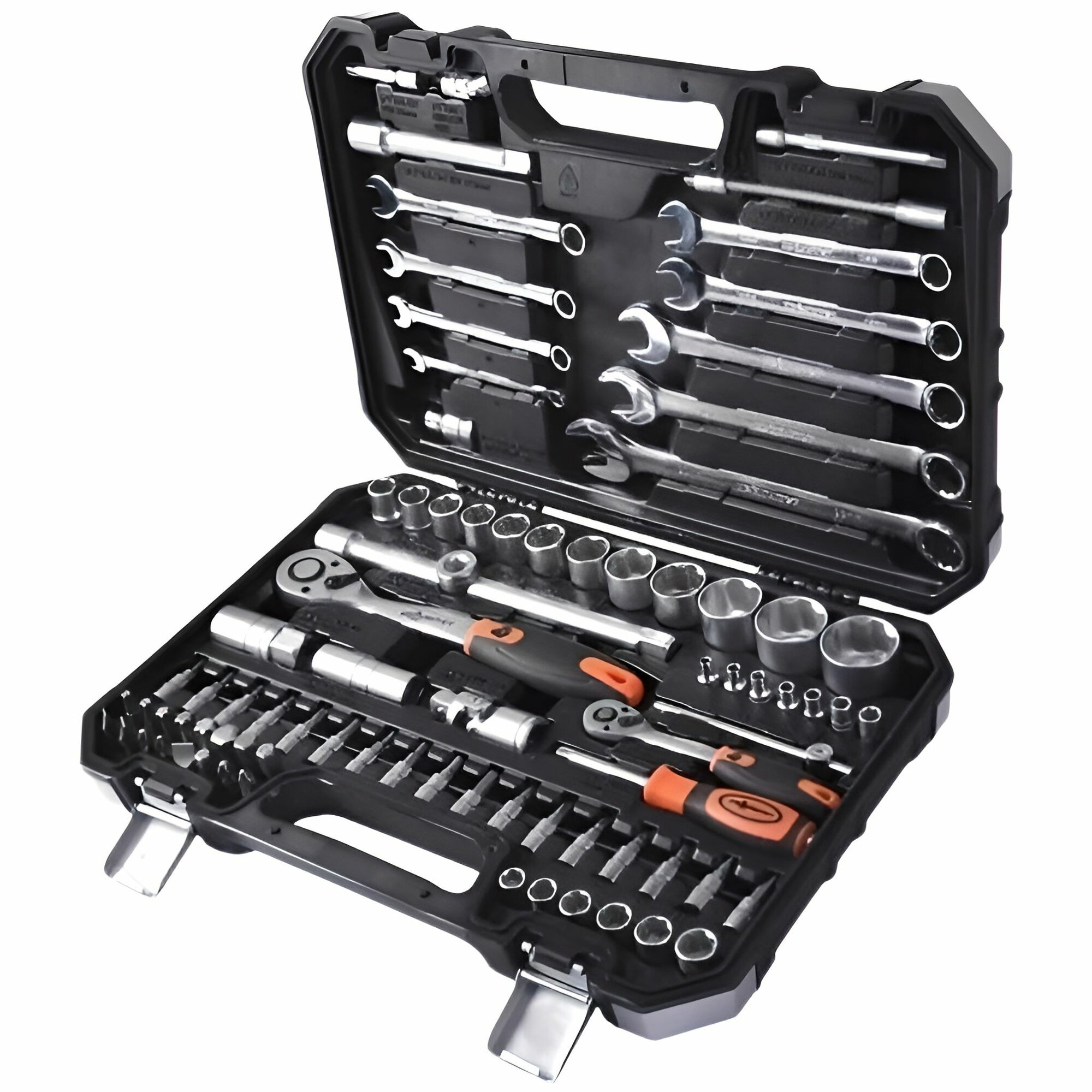 Набор инструмента 82 предмета (квалитет) /1/4 + 1/2 + 5/16 арт. НИР-82/