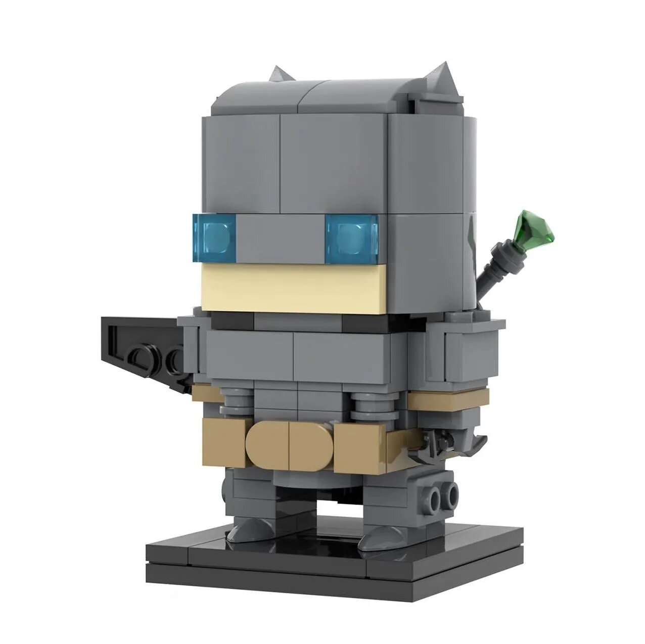 Конструктор Супергерои DC Бронированный Бэтмен Пупс Brickheadz 131 деталь / Бэтмен против Супермена / Совместим с