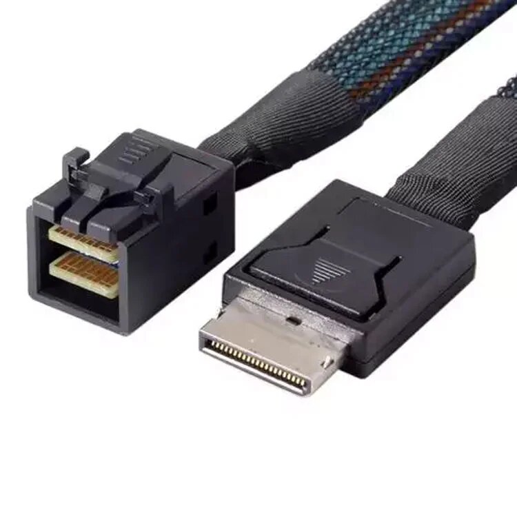 Oculink 4i SFF8611 a SFF8643 cable sff-8643 MiniSAS 36-контактный кабель 60 см для метров для компьютера Mini SAS HD Cable
