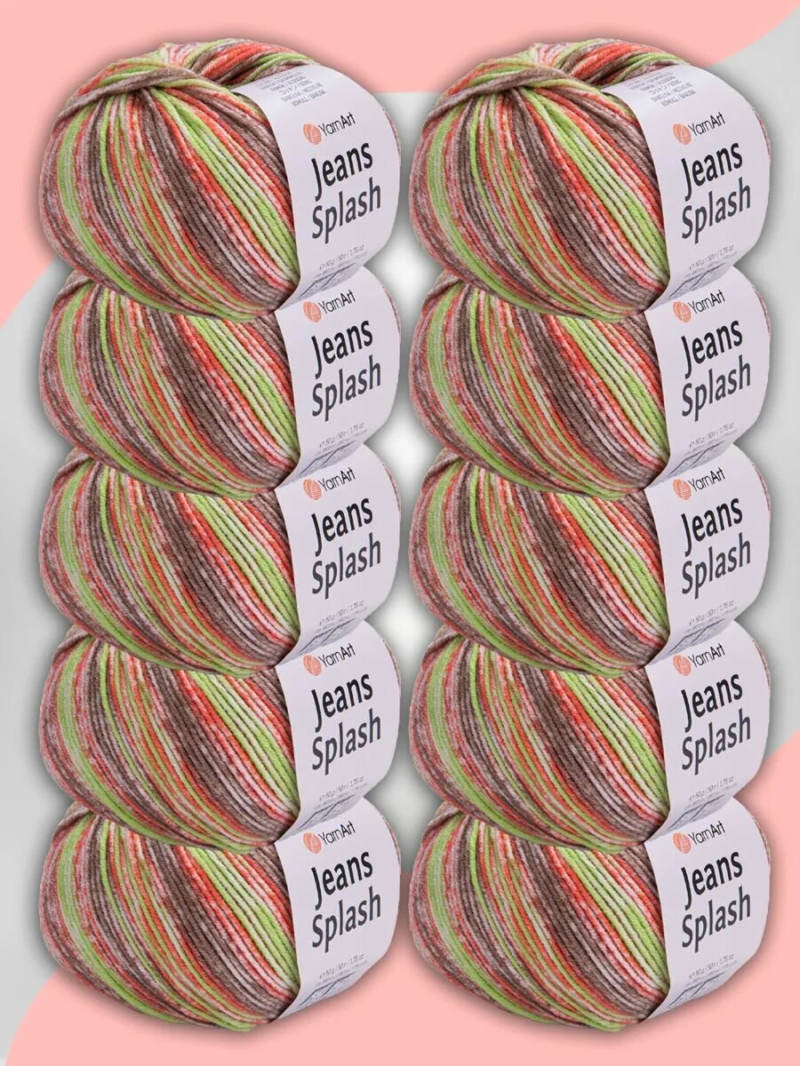 Пряжа для вязания YarnArt Jeans Splash 10 мотков, цвет 955